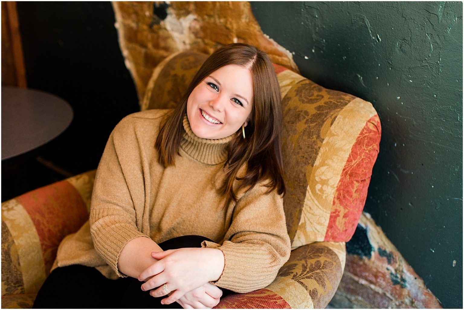 Our DIY Faux Concrete Fireplace | Bret and Brandie | Evansville Wedding ...