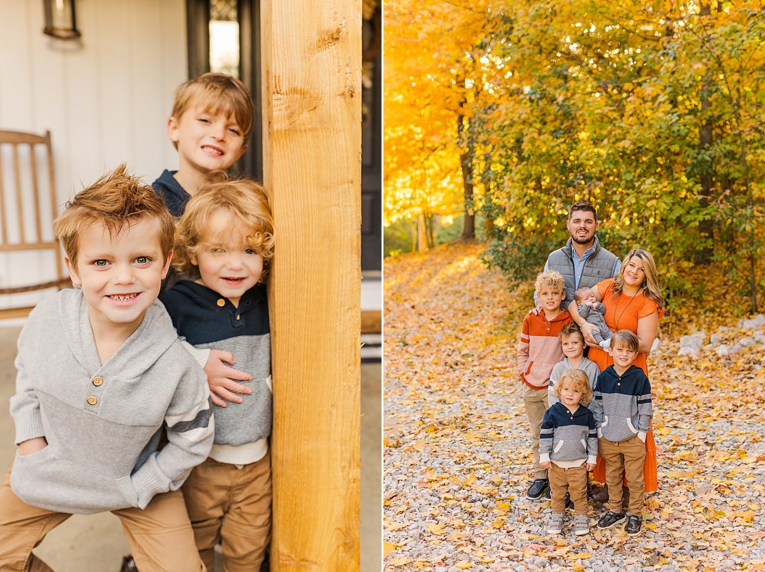 The Gilmore Family's Fall Session | Bret and Brandie | Evansville ...