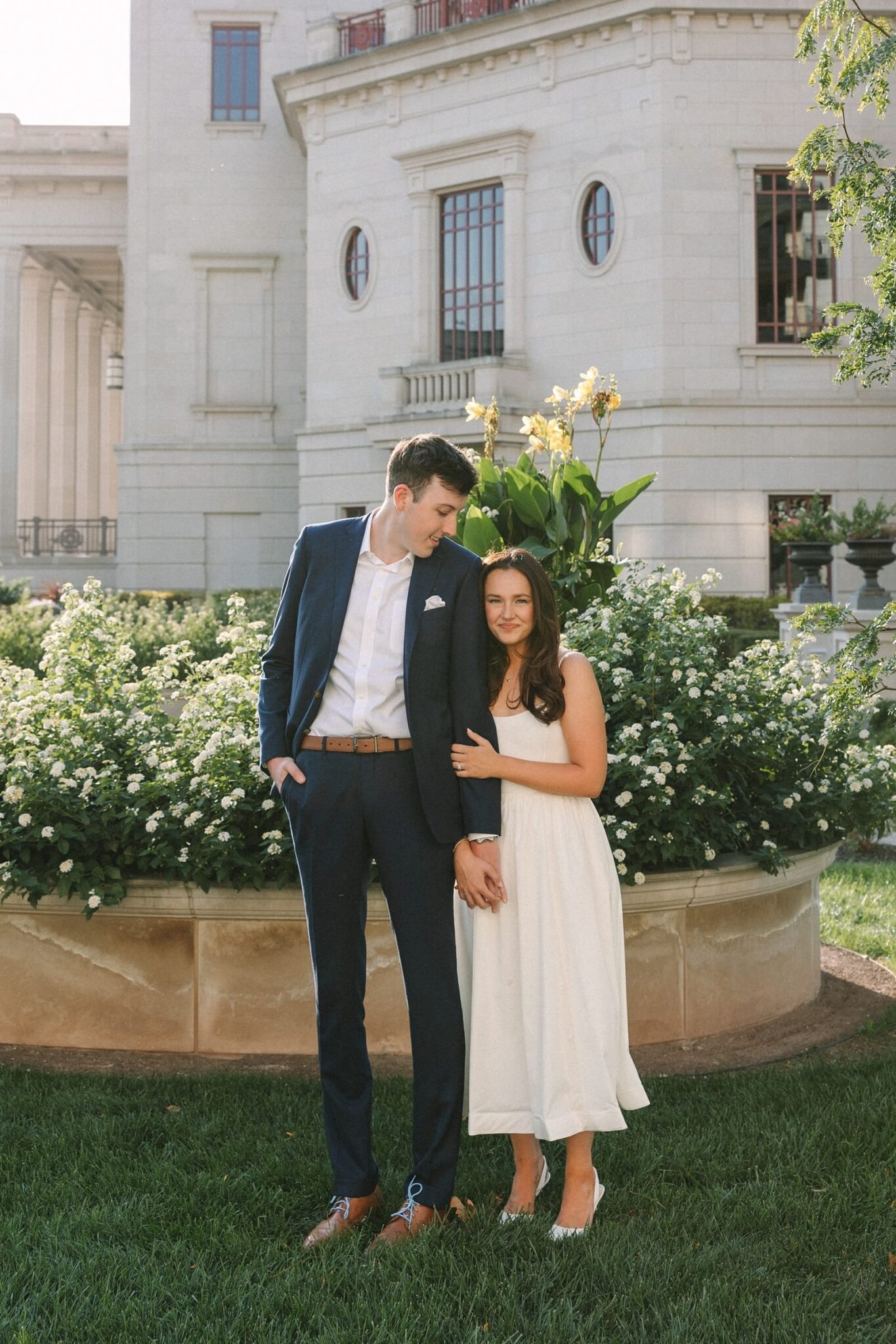 Hannah and Ben's Engagement Session at The Palladium in Carmel,IN ...
